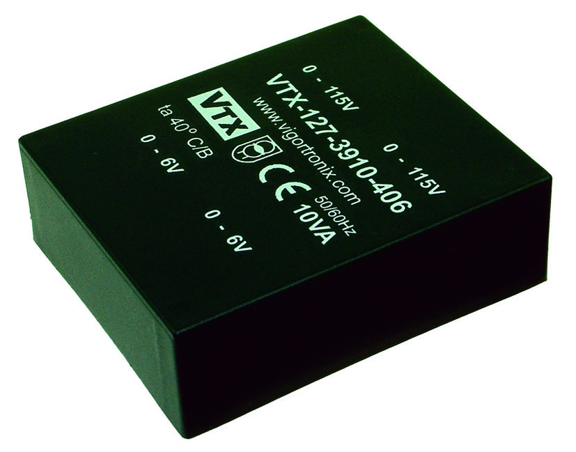 Low Profile Transformers - UI39 10-30VA - Vigortronix Ltd